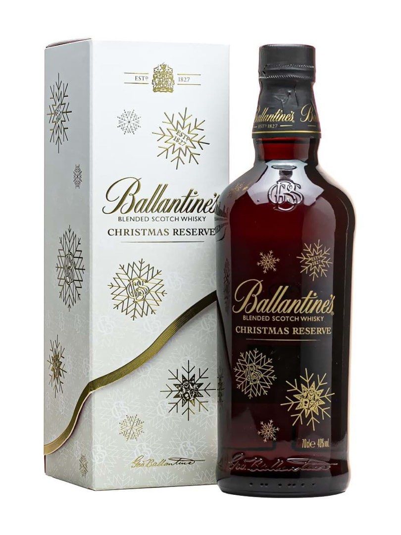 [RARE!] Ballantine’s Christmas Reserve Limited Edition Blended Scotch Whisky 700ml/70cl, Food ...