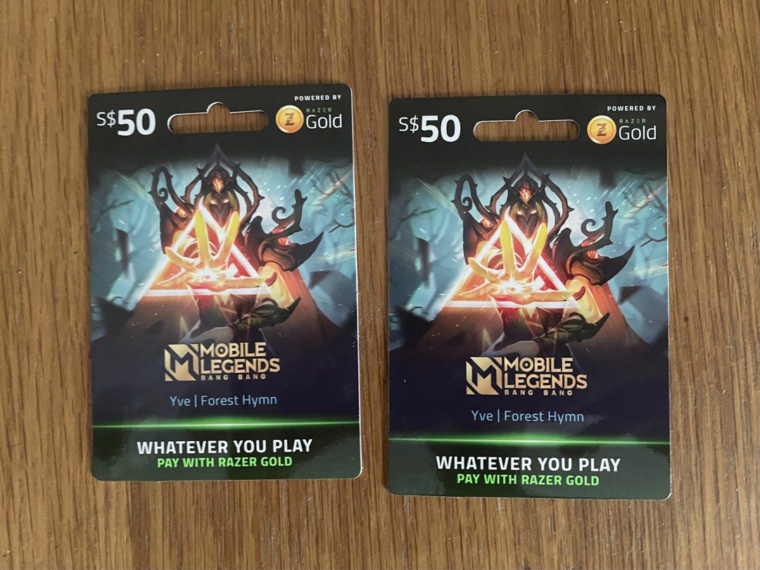 Razor Gold $50 x2. Mobile Legends. Brand New., Video Gaming, Gaming Accessories, Game Gift Cards ...