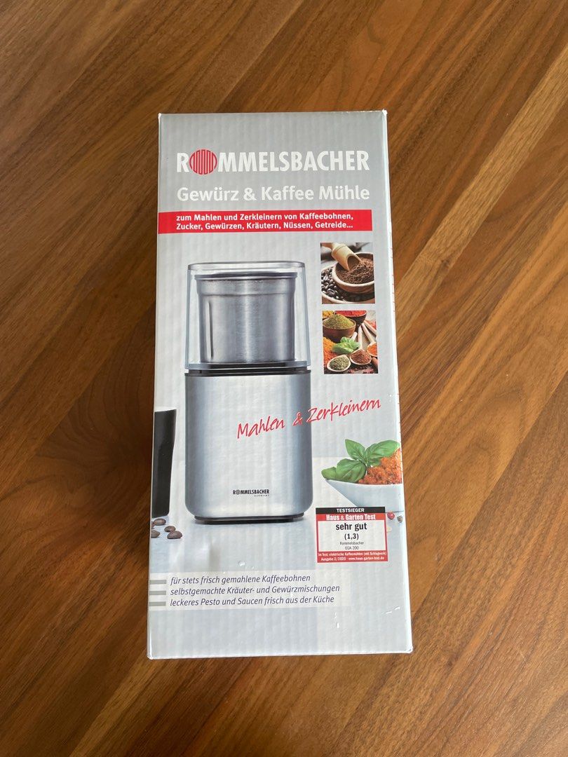 Rommelsbacher EGK200 grinder, TV & Home Appliances, Kitchen Appliances ...
