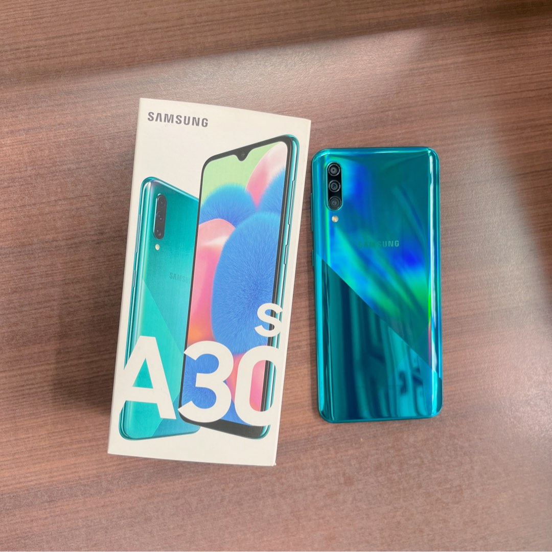 Samsung A30S (with Original Box) Blue 64 GB, Mobile Phones & Gadgets ...