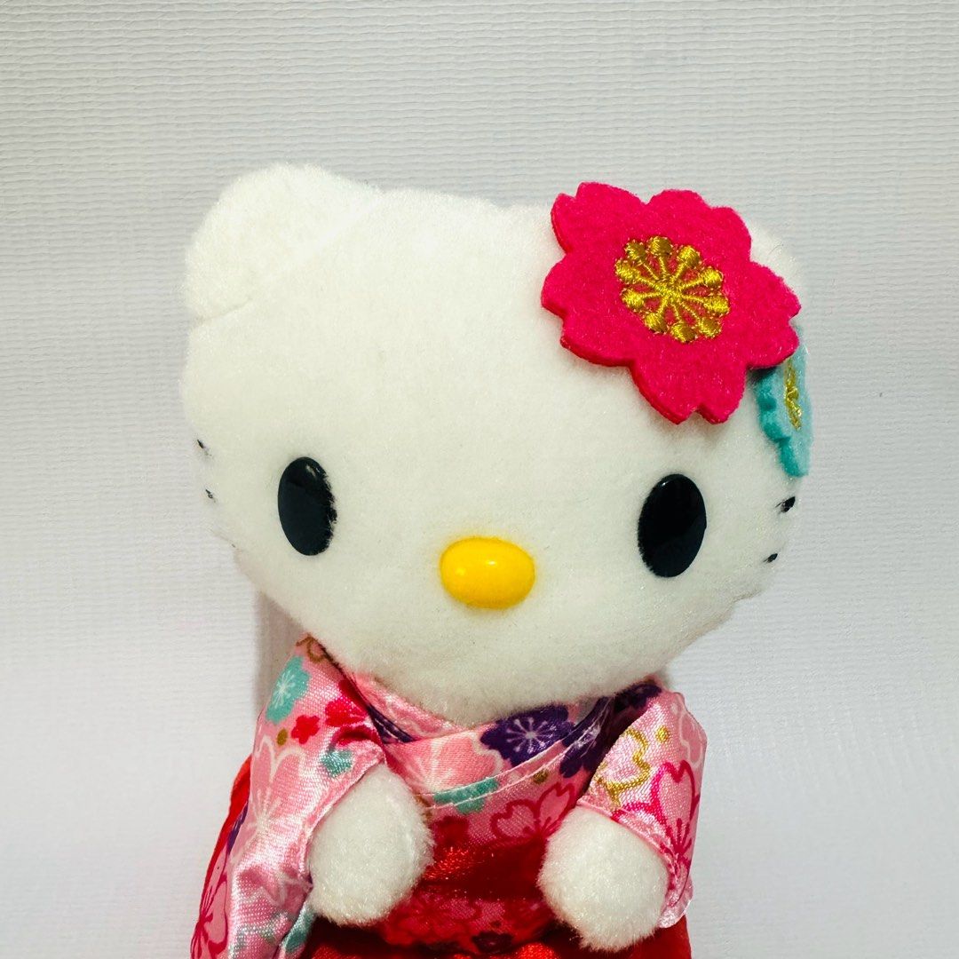 Sanrio Hello Kitty kimono stuffed toy, Hobbies & Toys, Toys & Games on ...