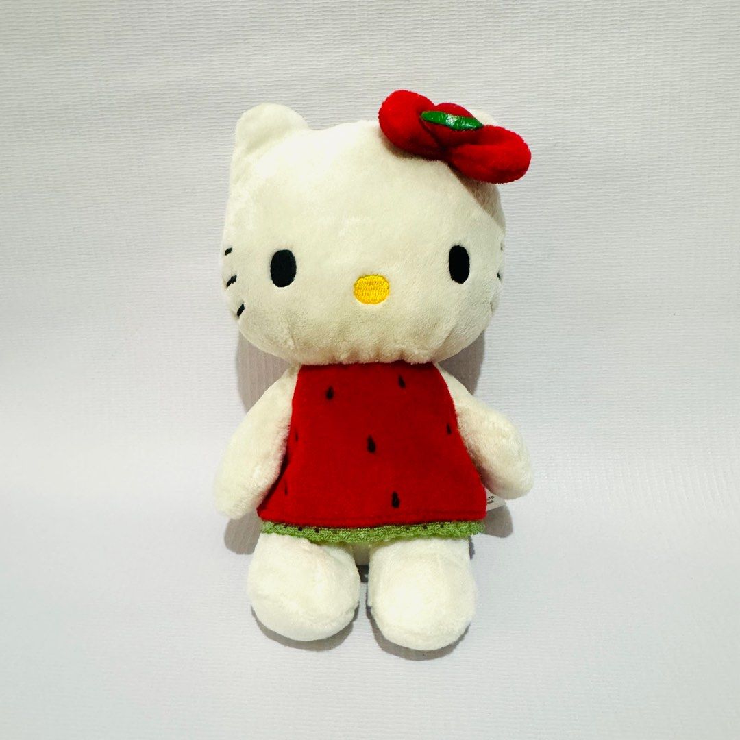 Sanrio Hello Kitty watermelon stuffed toy, Hobbies & Toys, Toys & Games ...