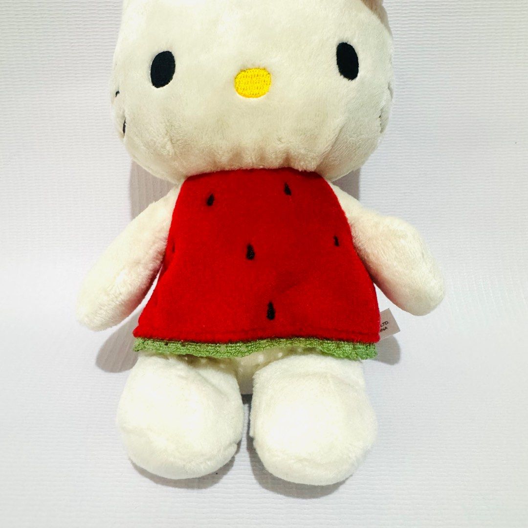 Sanrio Hello Kitty watermelon stuffed toy, Hobbies & Toys, Toys & Games ...