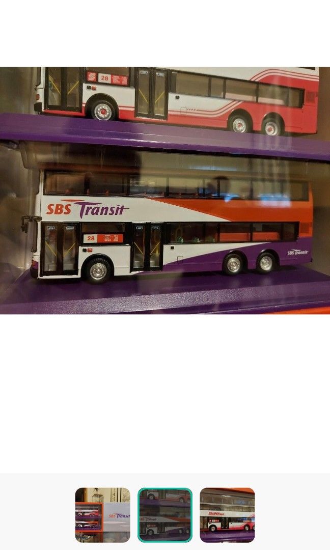 SBS Transit Twin Set 1/76 Volvo Olympian SGBUS Singapore Bus Models Rt ...
