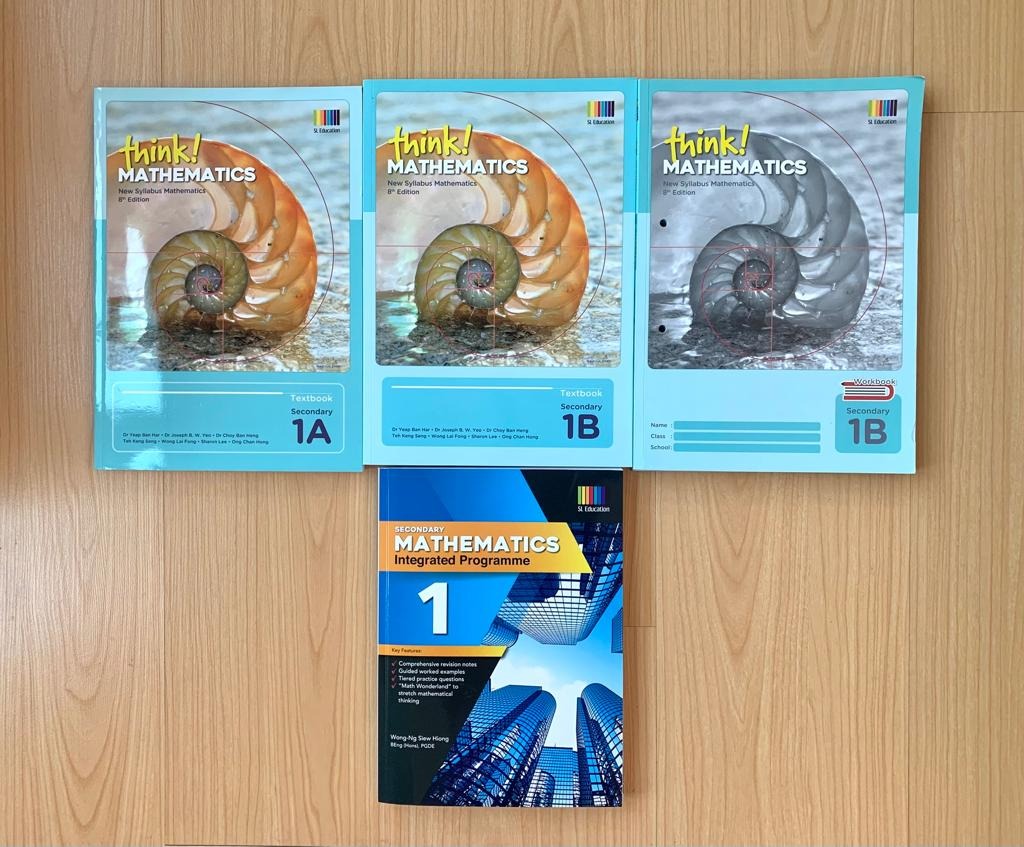 Sec 1 Mathematics Textbook and Workbook, Hobbies & Toys, Books ...