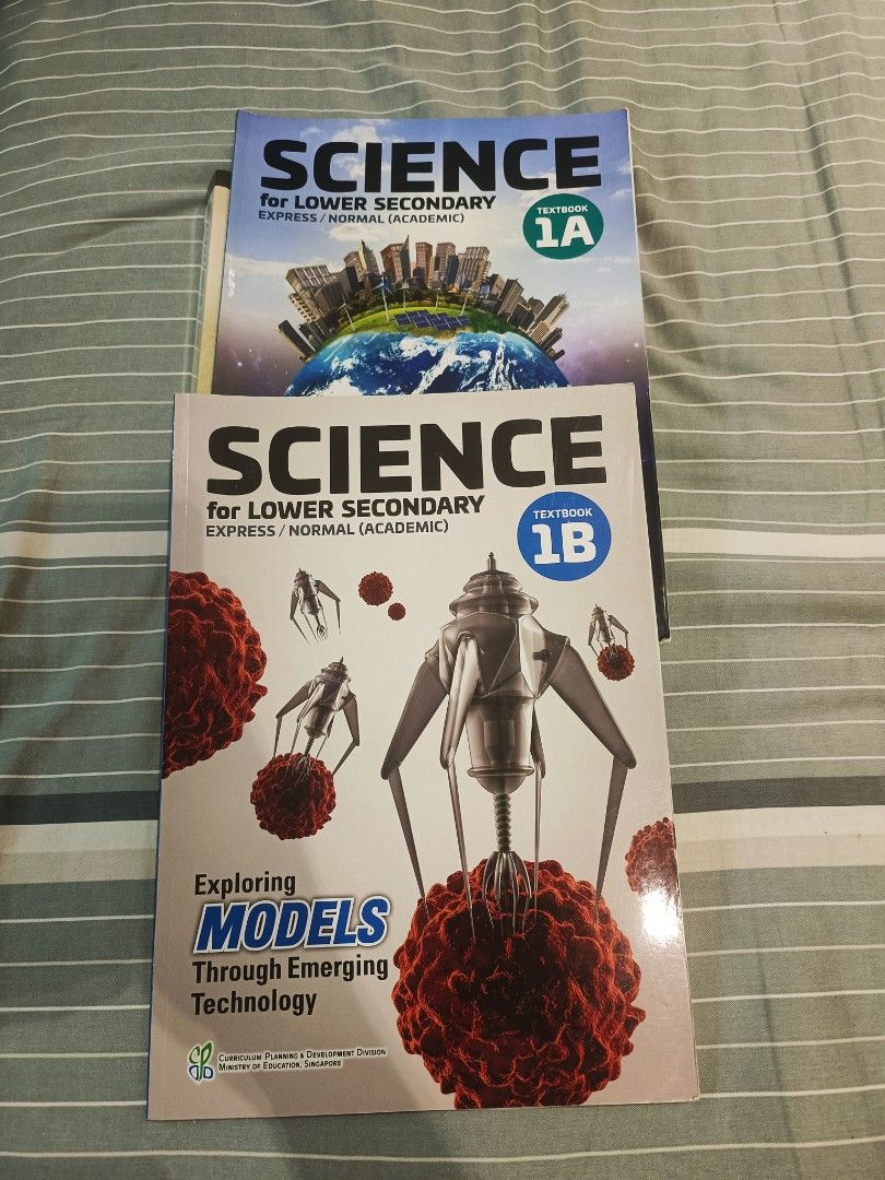 Sec 1 science textbooks 1A and 1B, Hobbies & Toys, Books & Magazines, Textbooks on Carousell