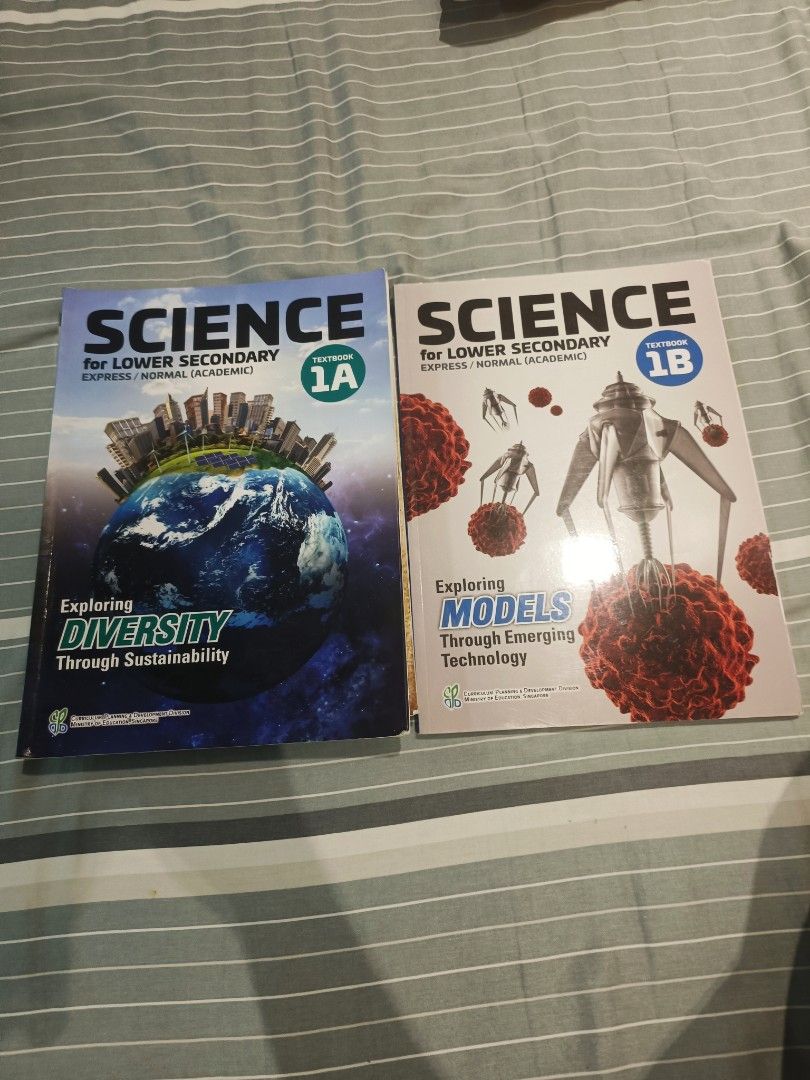 Sec 1 science textbooks 1A and 1B, Hobbies & Toys, Books & Magazines, Textbooks on Carousell