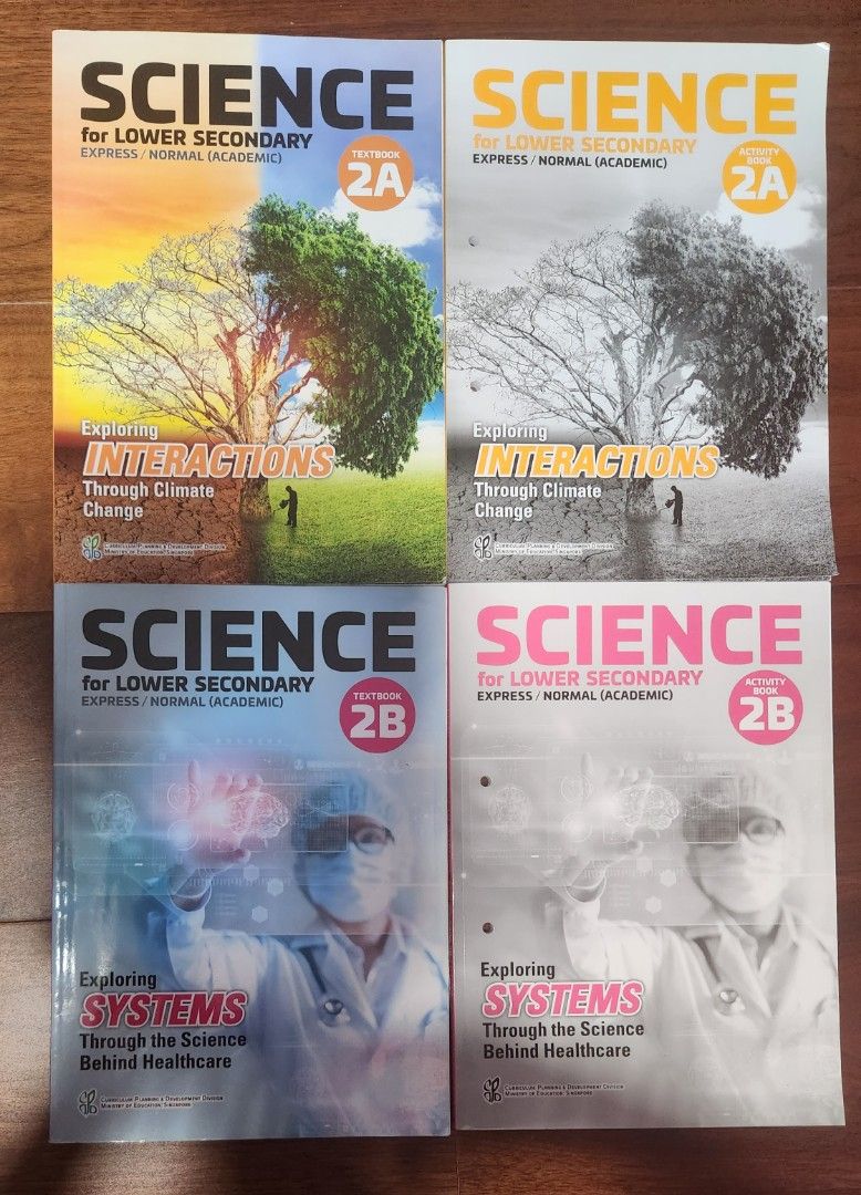 Secondary 2 Science Textbooks+activity book 2A and B, Hobbies & Toys ...