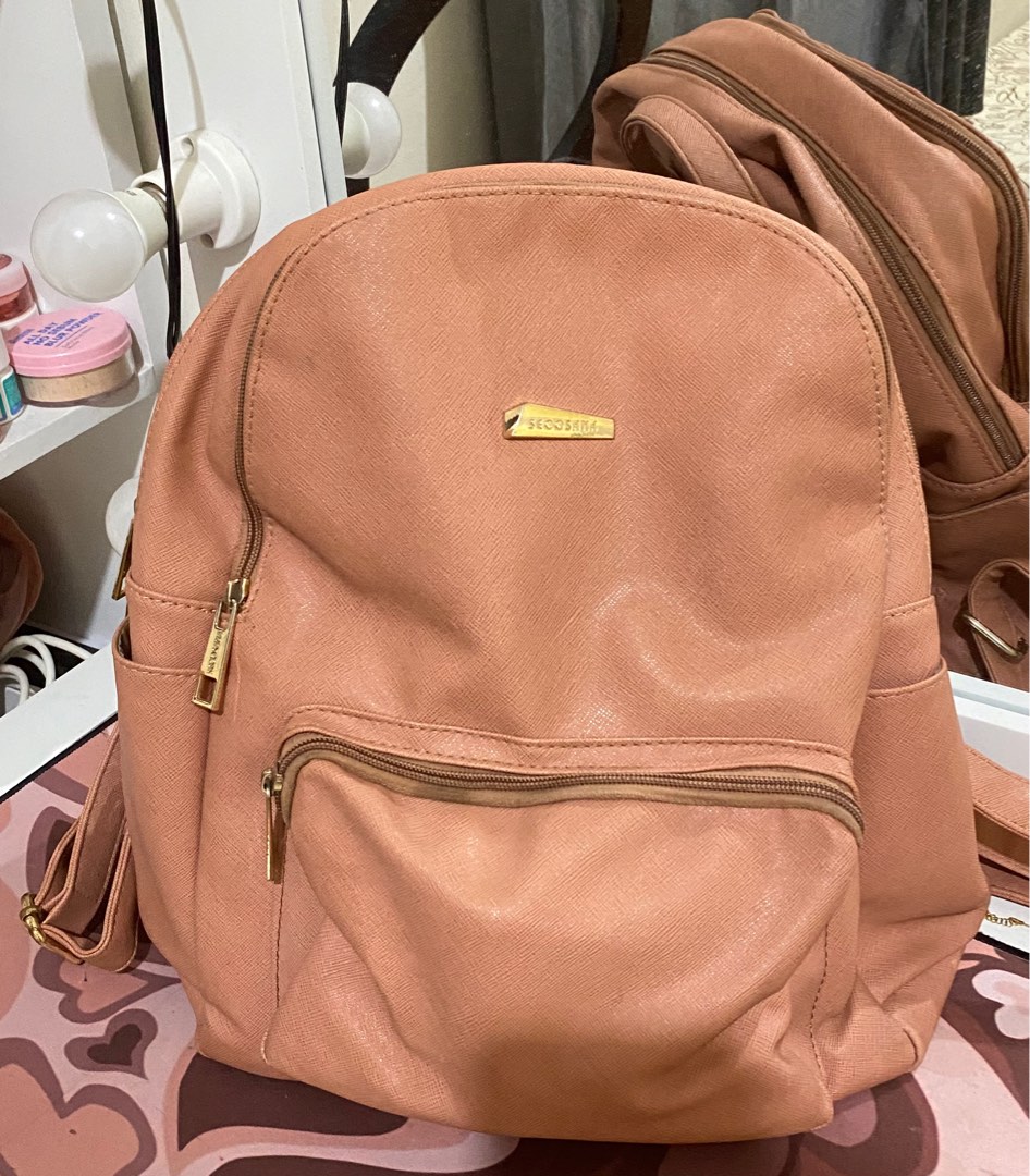 Secosana Pink Backpack Bag, Women's Fashion, Bags & Wallets, Backpacks ...