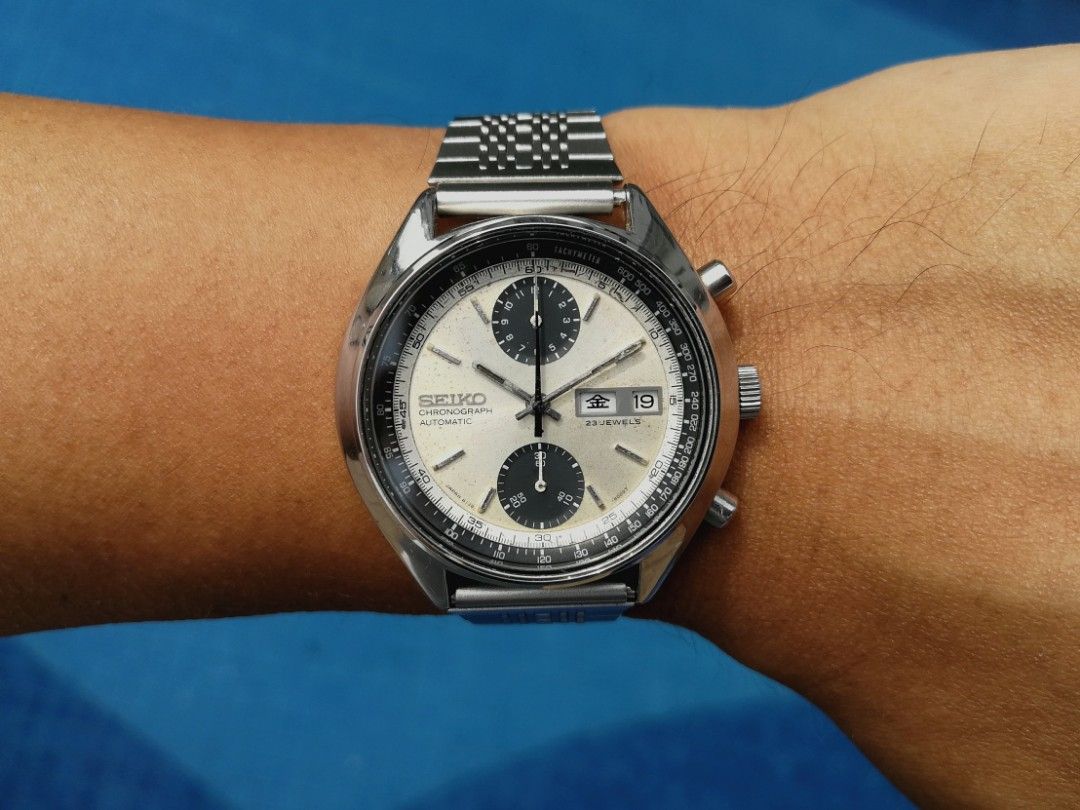 Seiko Baby Panda automatic chronograph 6138-8000 omega speedmaster ...