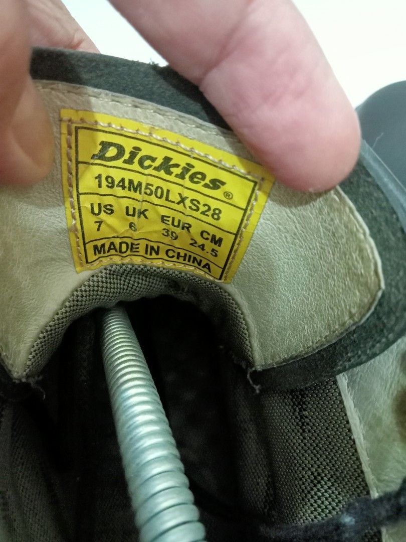 Sepatu/Shoes Dickies Boot, Fesyen Pria, Sepatu , Sepatu Boot di Carousell