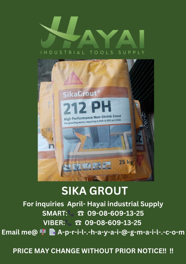 Sika grout, Commercial & Industrial, Construction Tools & Equipment on ...