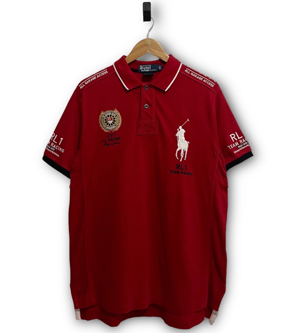 SINGAPORE Polo Ralph Lauren Racing Team, Men's Fashion, Tops & Sets ...