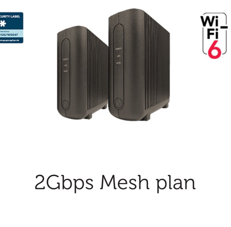 Singtel 2Gbps Mesh plan from Dec 11 2023 to Nov 10 2024, Computers ...