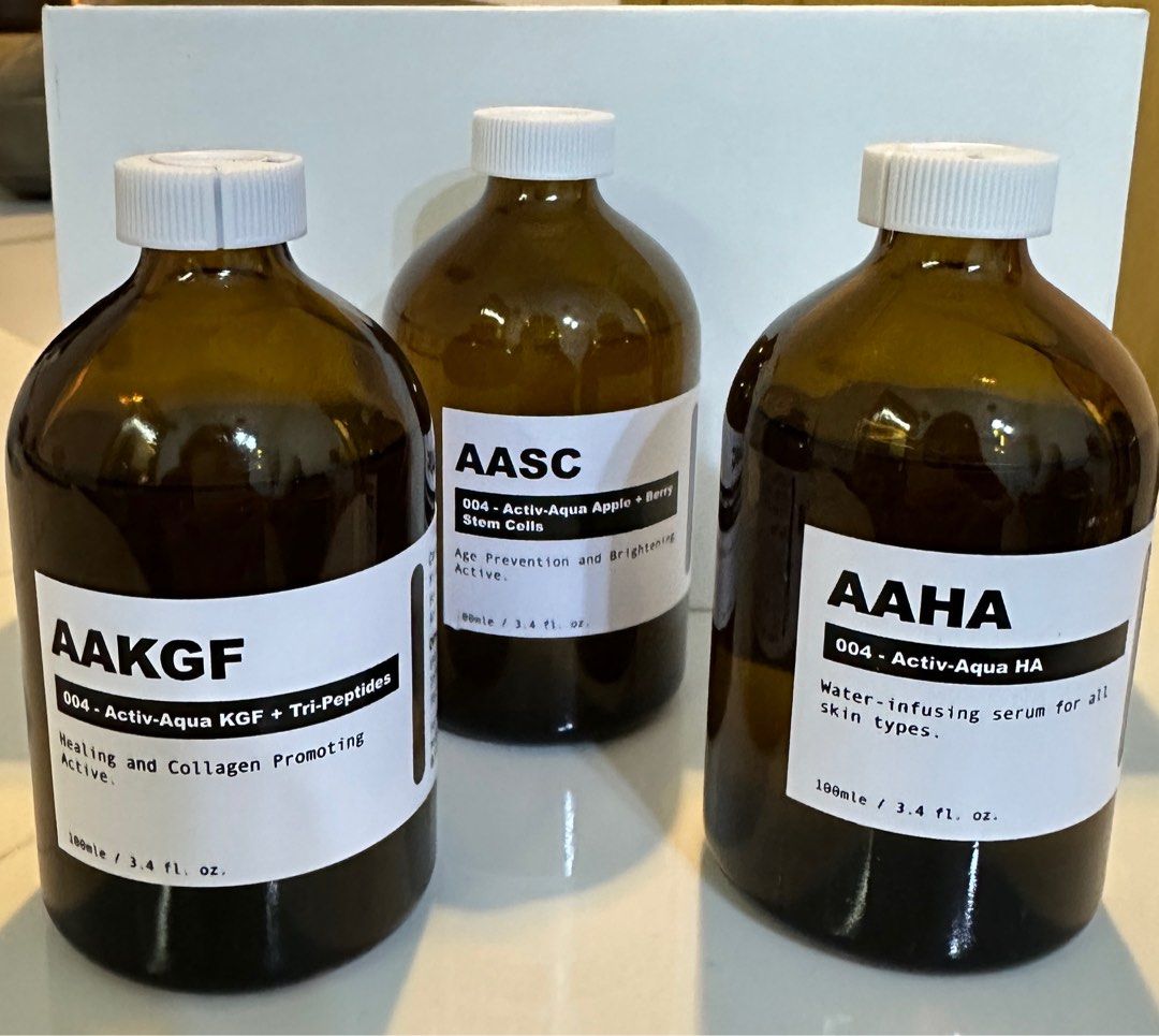 SKIN NEED/ B.Y.O.B AAHA, AAKGF, AASC SERUM, 美容＆個人護理, 健康及美容 - 皮膚護理, 面部 ...