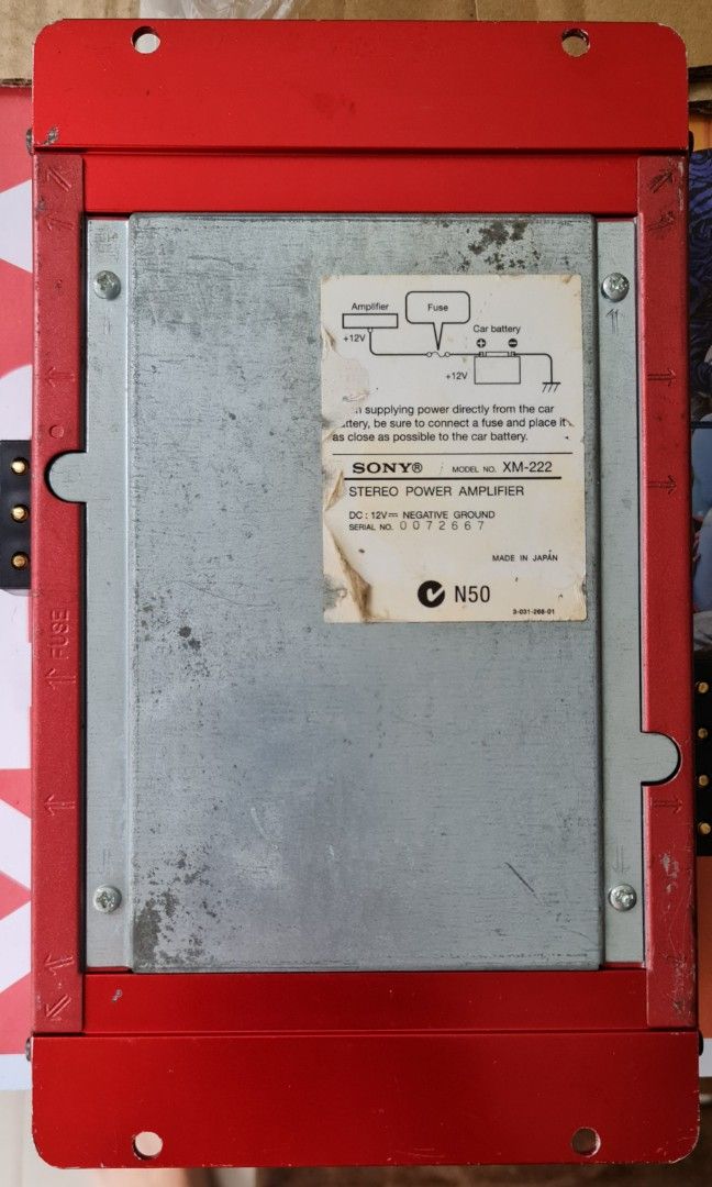 Sony Xplod Power Amplifier XM-222, Car Accessories, Accessories on ...