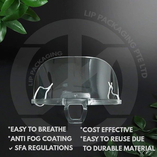 Spit Guard / Mouth Shield, Health & Nutrition, Face Masks & Face ...