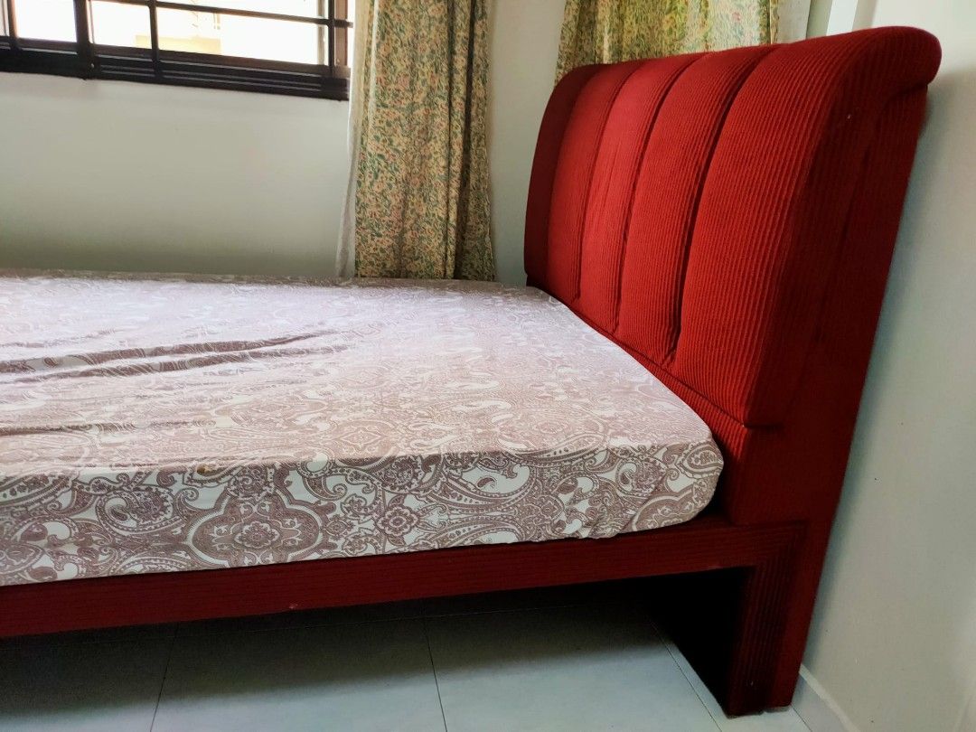 Super single n single bed frame- QYOP, Furniture & Home Living ...