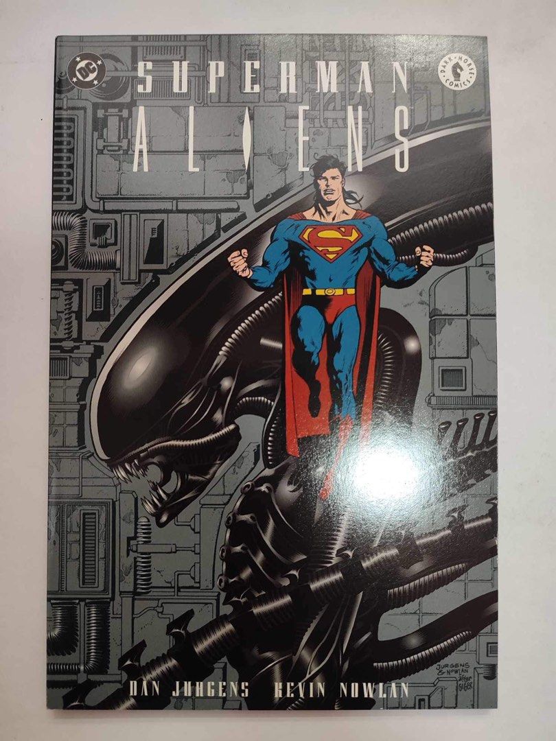 SUPERMAN VS ALIENS COMICS (1995) complete set #1-3 DC DARK HORSE ...