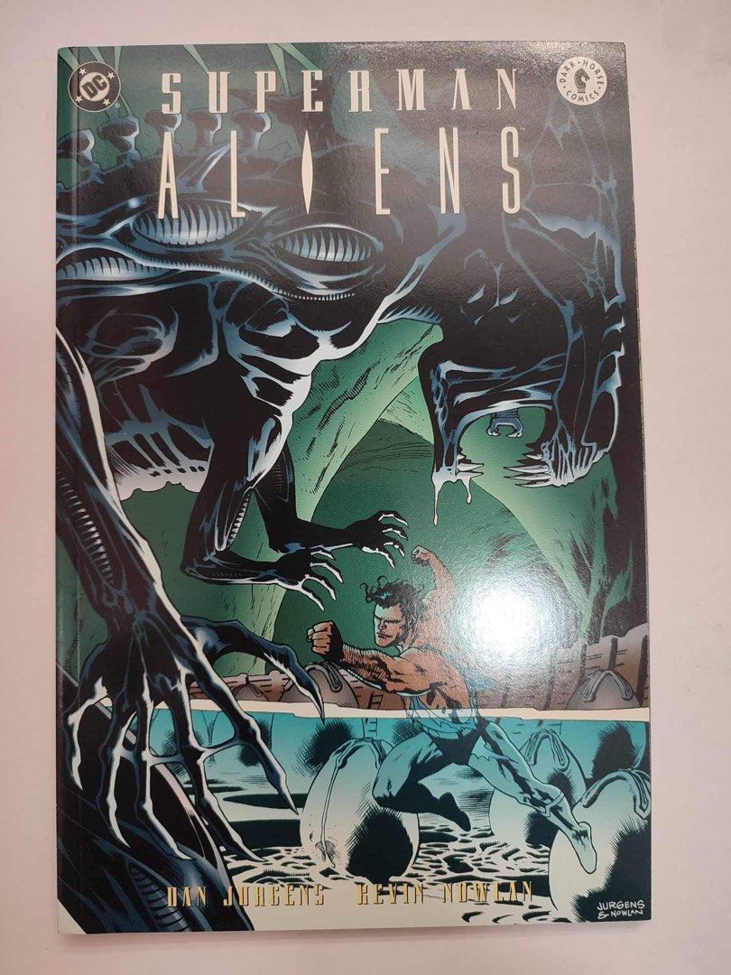 SUPERMAN VS ALIENS COMICS (1995) complete set #1-3 DC DARK HORSE ...