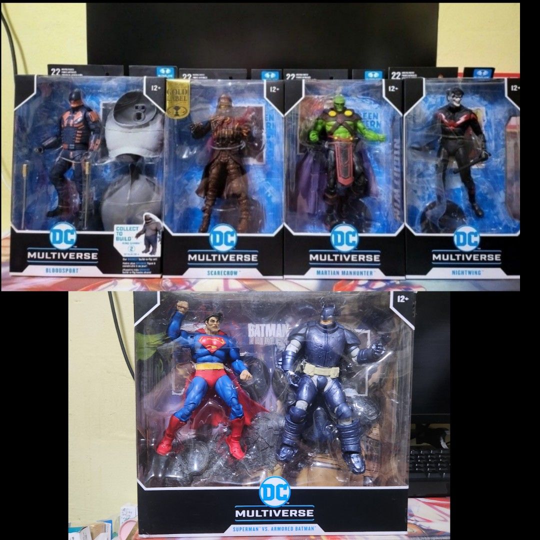 Superman vs armoured batman , scarecrow, martian manhunter, nightwing ...