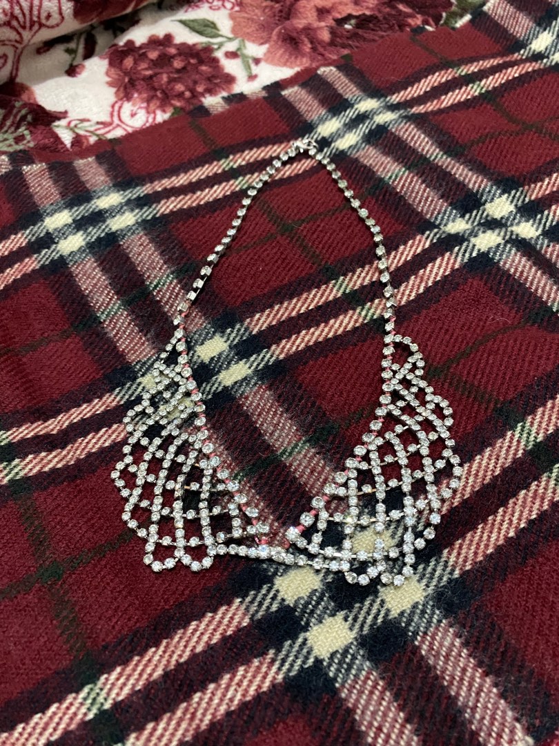 Swarovski full necklace, Women's Fashion, Jewelry & Organizers ...