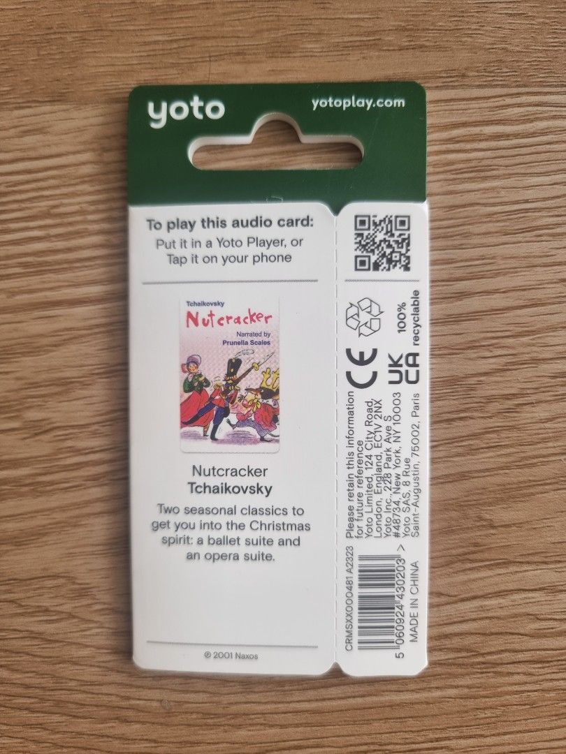 Tchaikovsky The Nutcracker Yoto music card, Audio, Other Audio ...