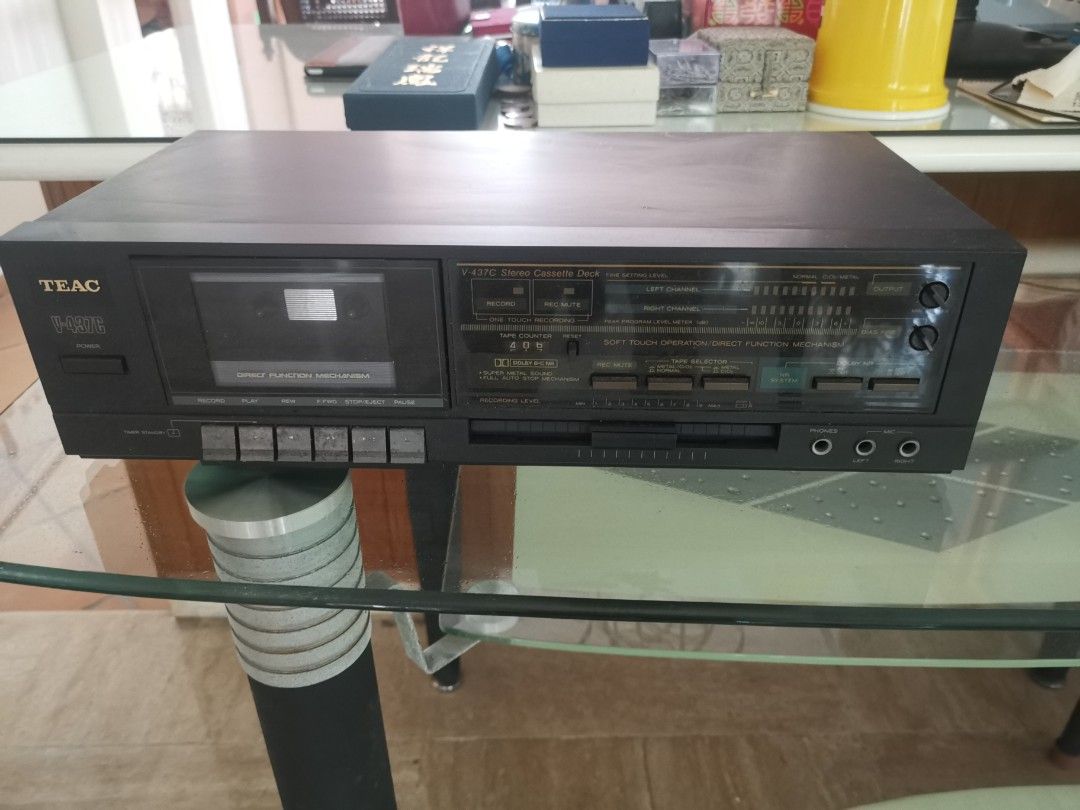 Teac Stereo Cassette Deck V437C, Audio, Other Audio Equipment on Carousell