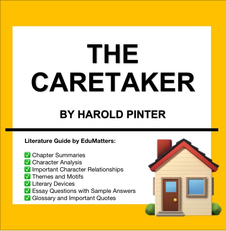 The Caretaker by Harold Pinter Literature Study Guide Notes Complete ...
