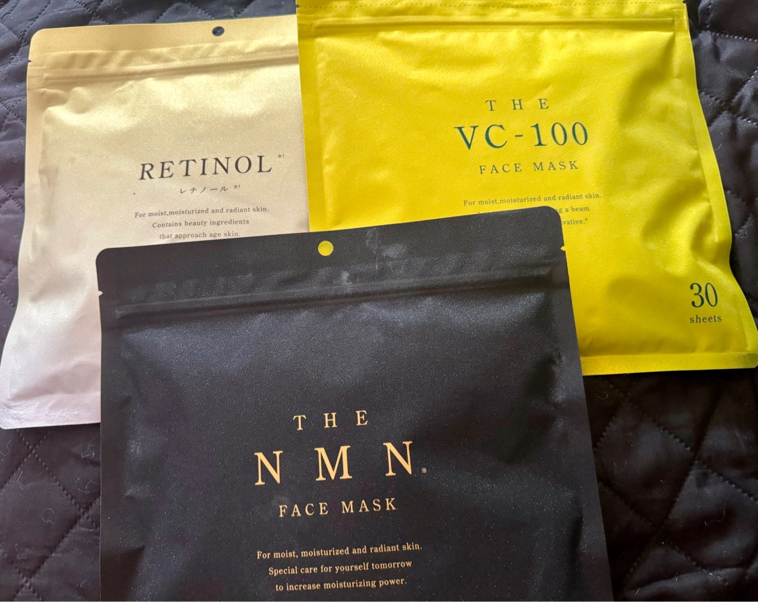 The N M N/RETINOL/ VC100 Face Mask, Beauty & Personal Care, Face, Face ...