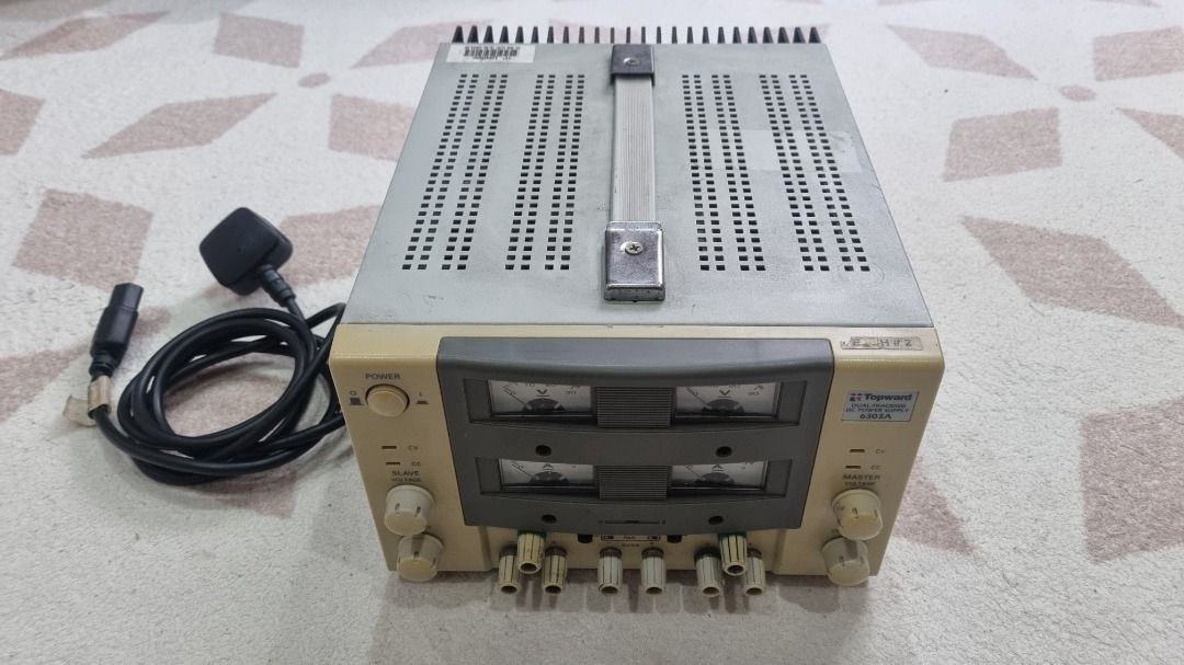 Topward 6303A Dual Tracking DC Lab Bench Power Supply 30V/3A 5V/5A 120W ...