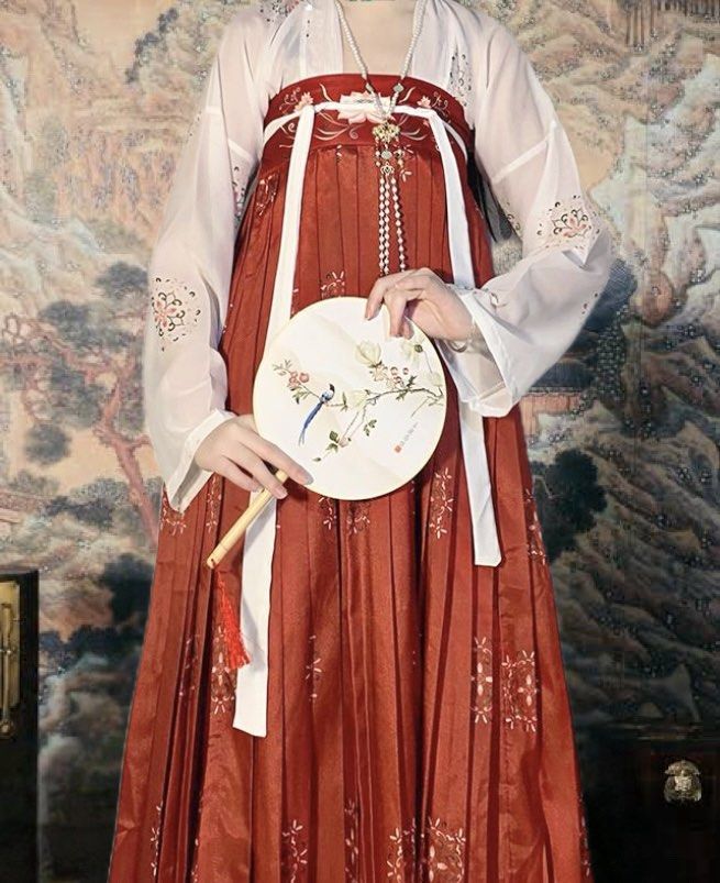 Traditional Chinese Style Kimono Red White Hanbok Cosplay National ...