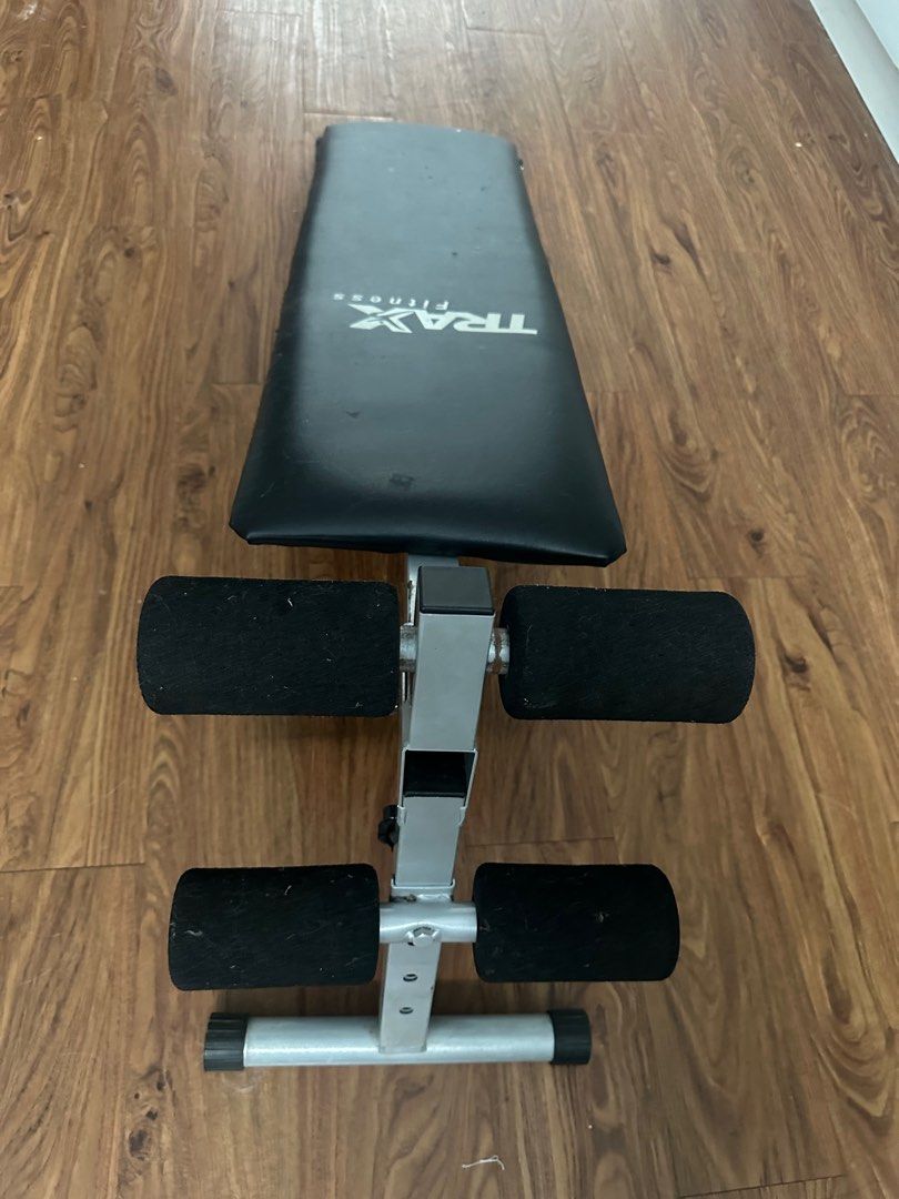 Trax Fitness Sit Up Bench, Sports Equipment, Exercise & Fitness, Cardio ...