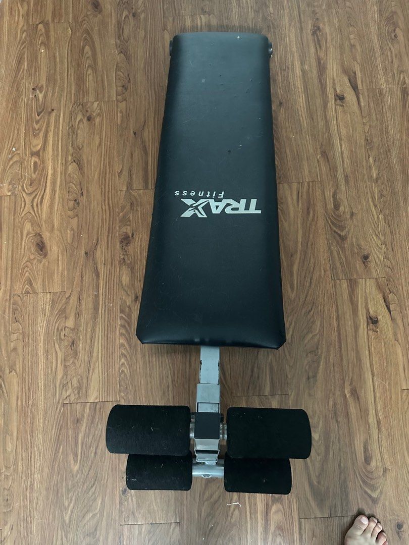 Trax Fitness Sit Up Bench, Sports Equipment, Exercise & Fitness, Cardio ...