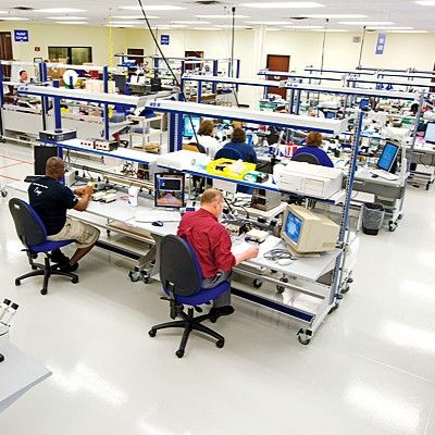 TRESTON Heavy Duty Adjustable Height Wood Workbench and Castor Wheels ...