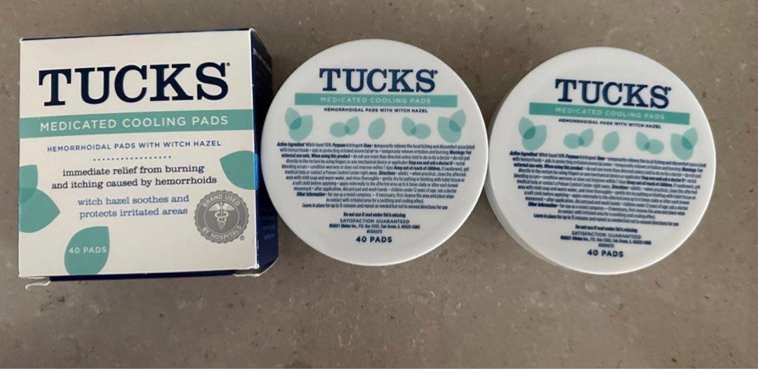 Tucks medicated cooling pads, Beauty & Personal Care, Sanitary Hygiene ...