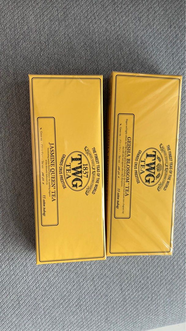 TWG queen jasmine 23 per box, Food & Drinks, Other Food & Drinks on Carousell