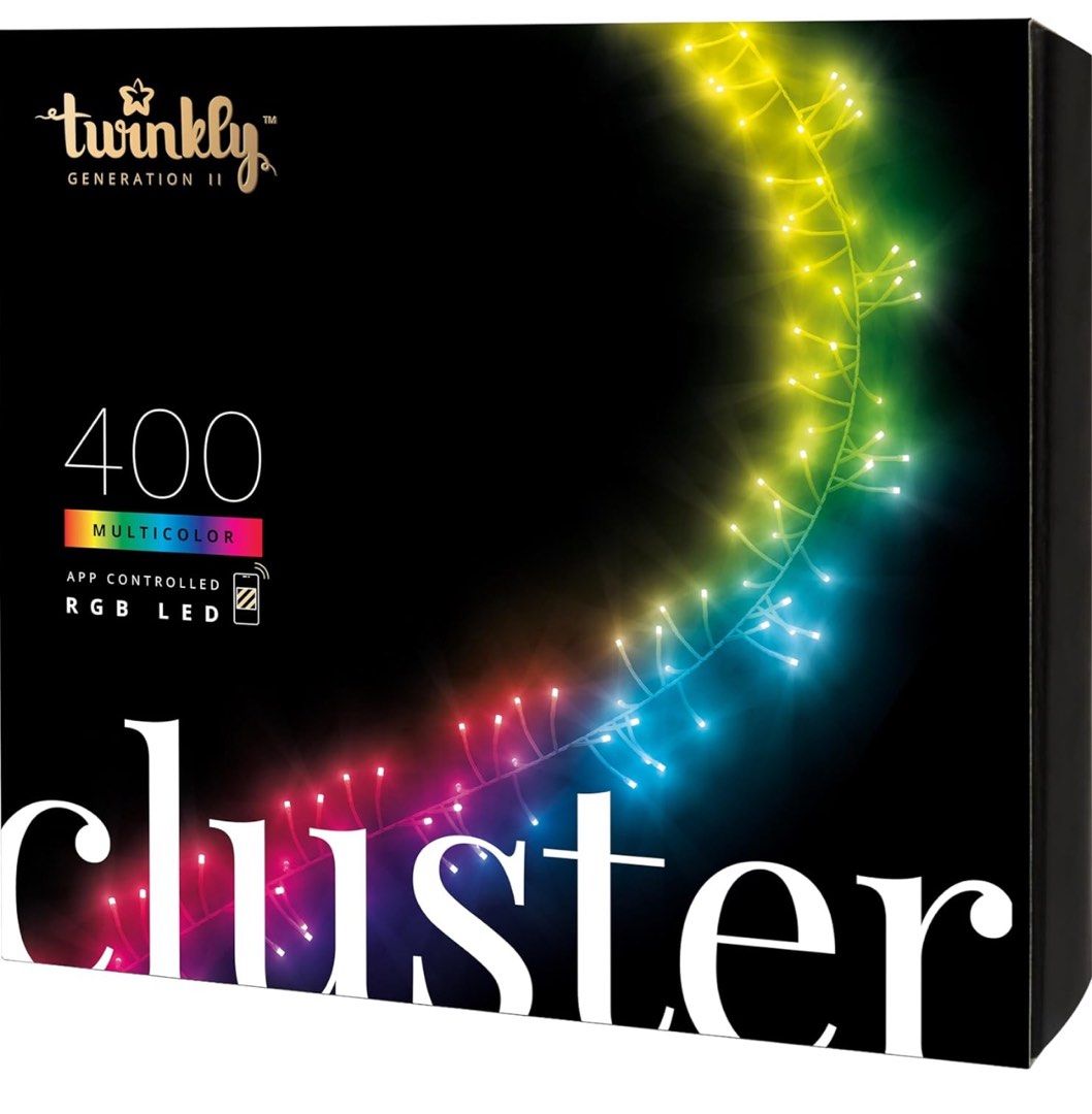 Twinkly Cluster Smart RGB led lights, Furniture & Home Living, Lighting ...