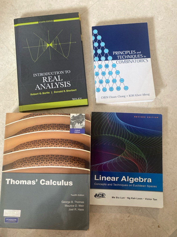 NUS Undergraduate Math, Hobbies & Toys, Books & Magazines, Textbooks on ...