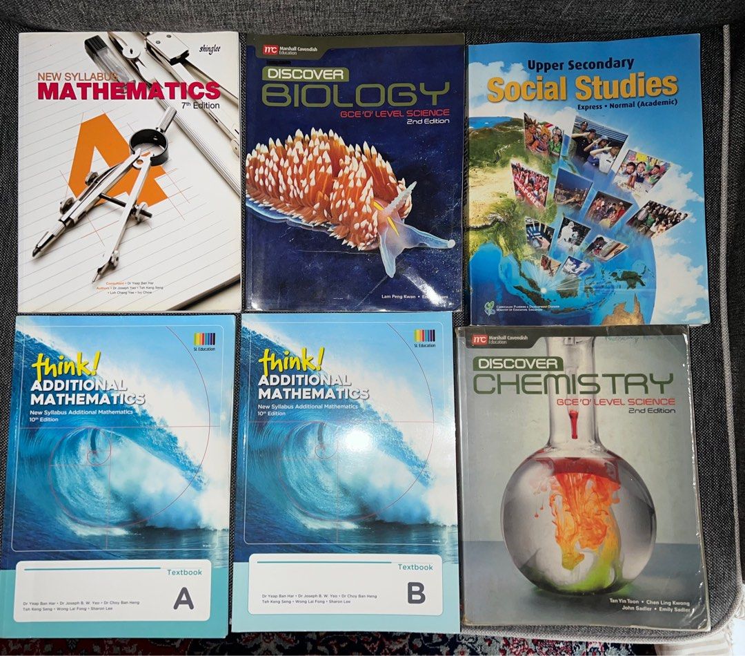 Upper Secondary Textbooks ($3-$10), Hobbies & Toys, Books & Magazines ...