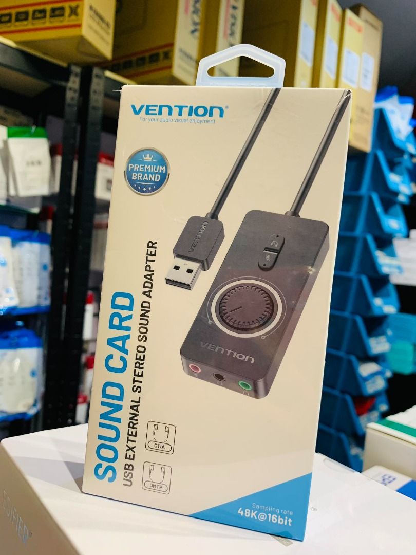 Vention Adapter External USB 2.0 audio card Vention CDRBF, Computers ...