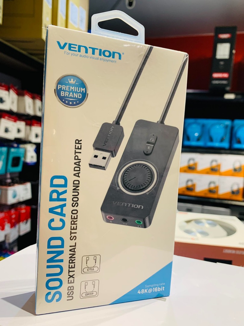 Vention Adapter External USB 2.0 audio card Vention CDRBF, Computers ...