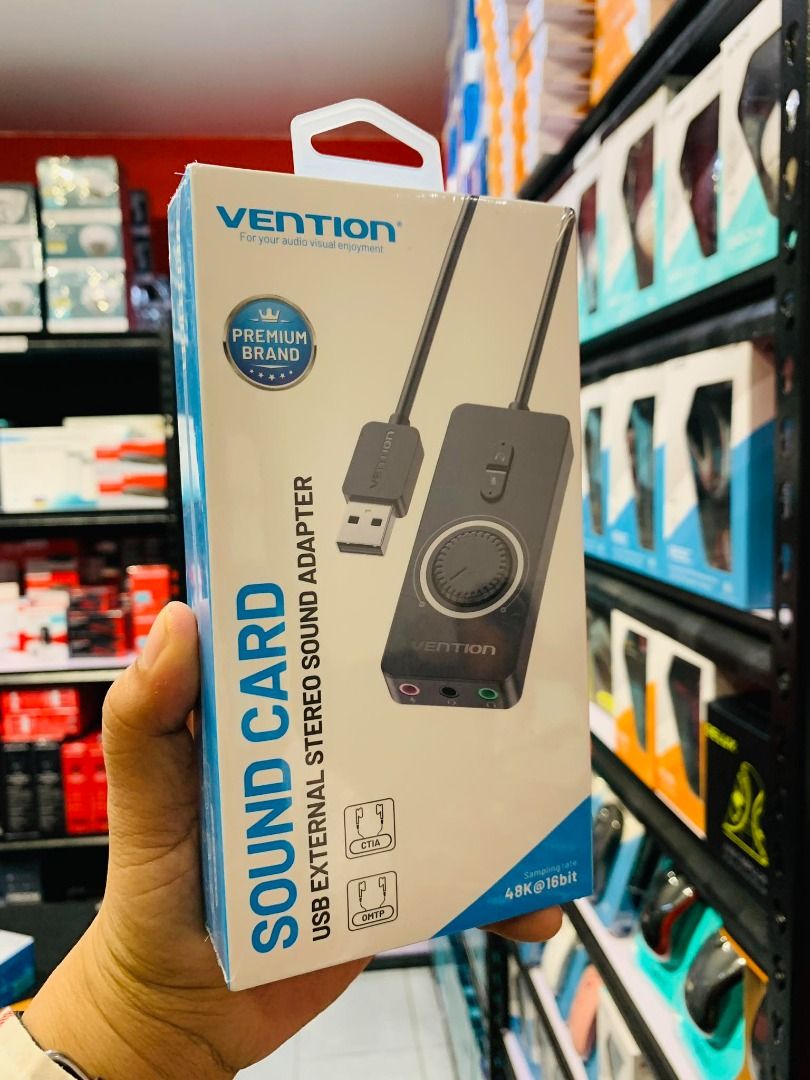 Vention Adapter External USB 2.0 audio card Vention CDRBF, Computers ...