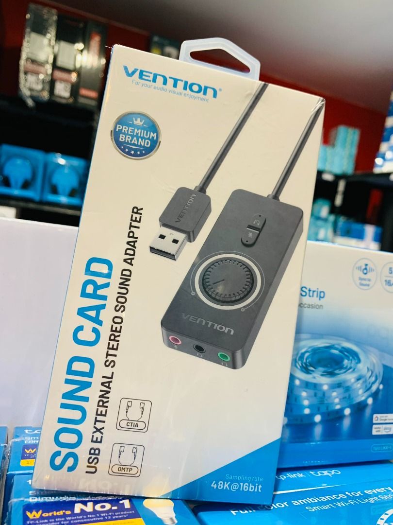 Vention Adapter External USB 2.0 audio card Vention CDRBF, Computers ...