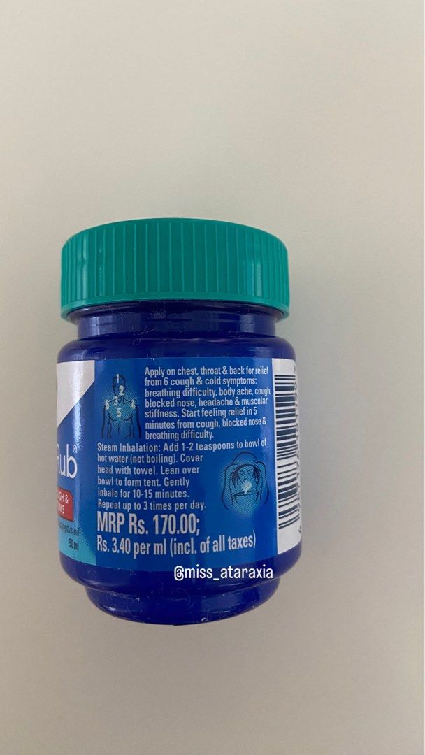 VICKS VapoRub (BRAND NEW), Health & Nutrition, Medical Supplies & Tools ...