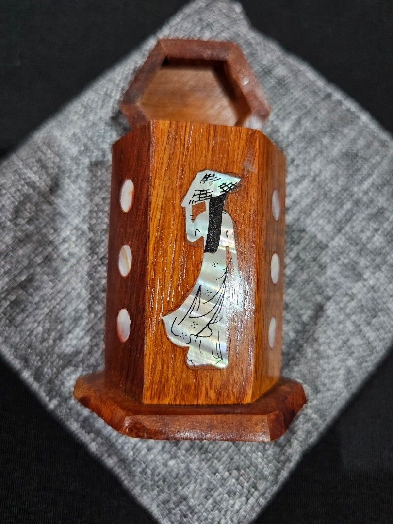 Vietnamese Wooden Toothpick Holder/Dispenser, Hobbies & Toys ...