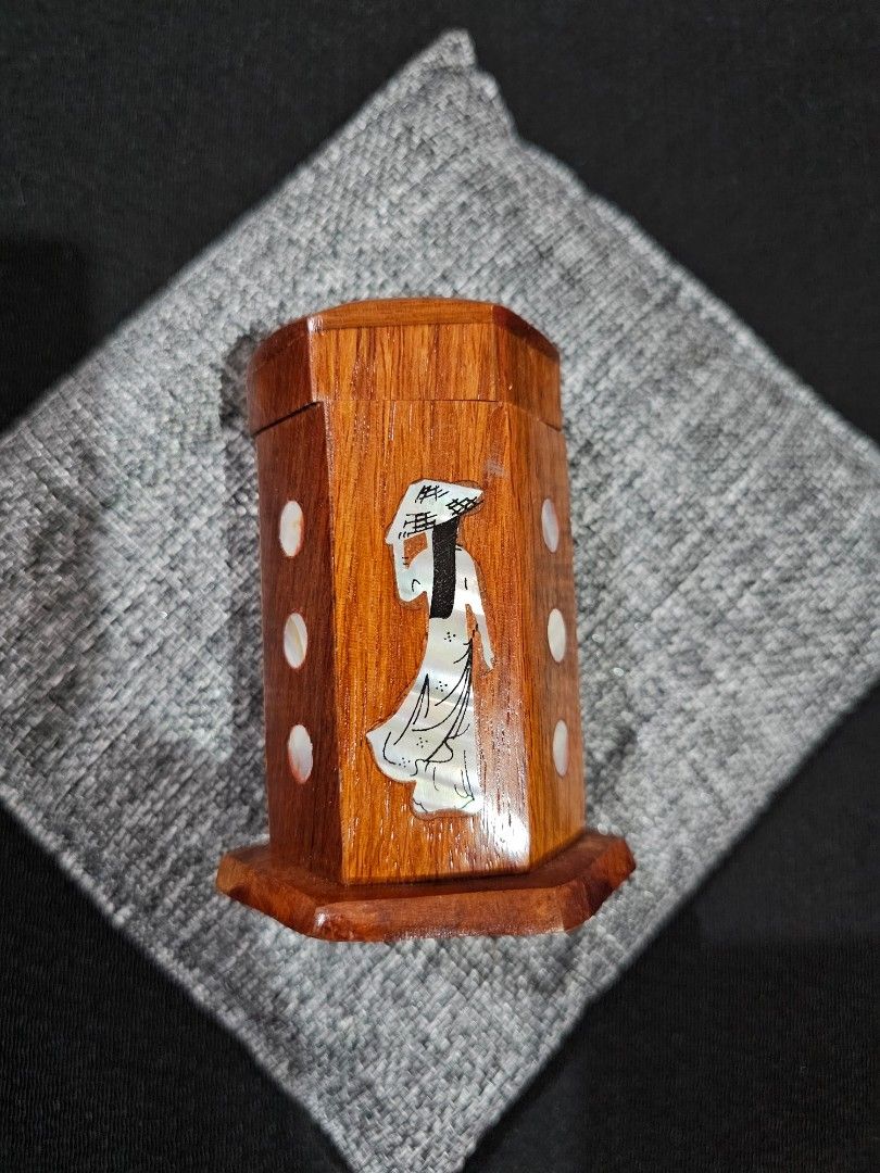Vietnamese Wooden Toothpick Holder/Dispenser, Hobbies & Toys ...
