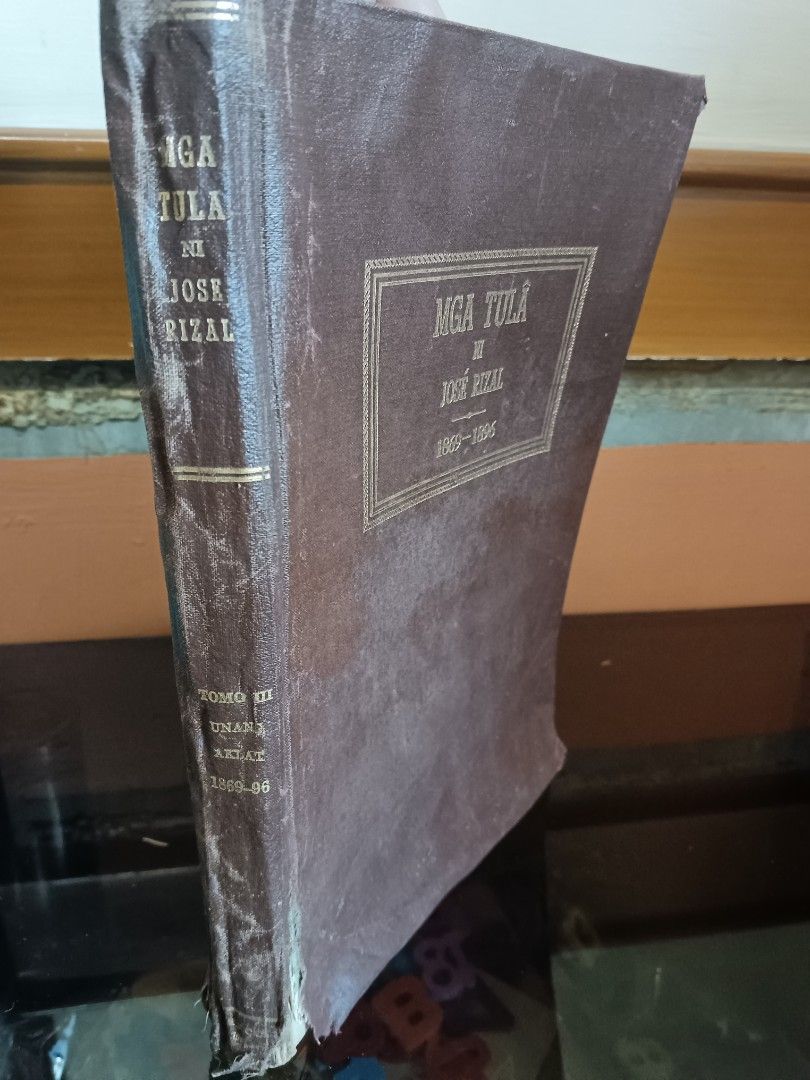 Vintage Antique Book: Mga Tula ni Jose Rizal 1869-1896 Tomo III, Unang ...