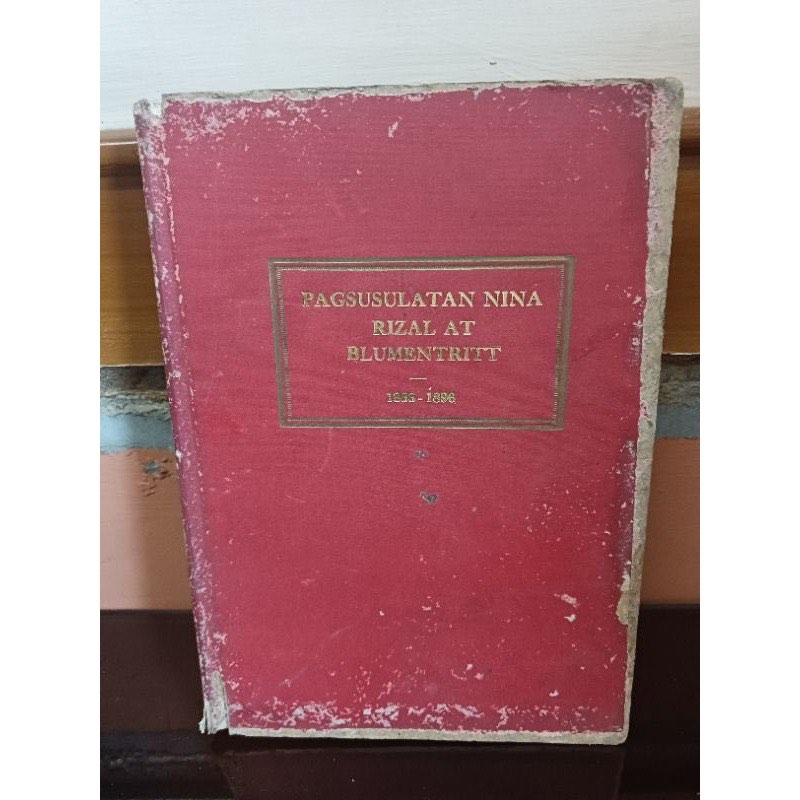 Vintage Antique Book - Pagsusulatan Nina Rizal at Blumentritt 1886-1896 ...