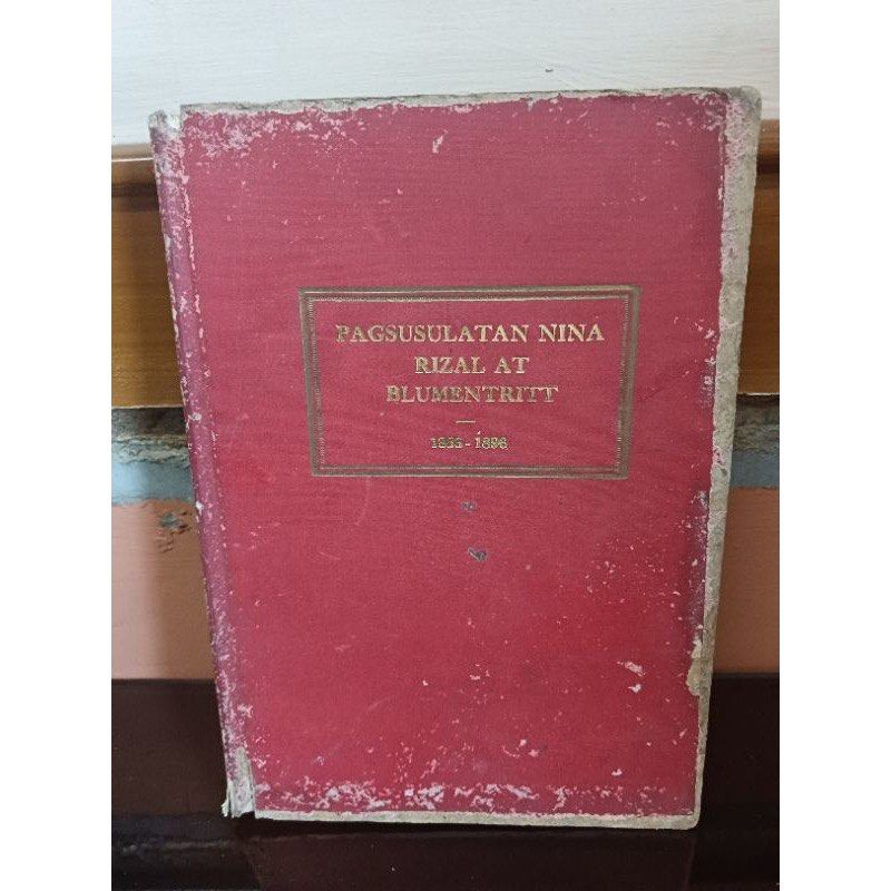 Vintage Antique Book - Pagsusulatan Nina Rizal at Blumentritt 1886-1896 ...